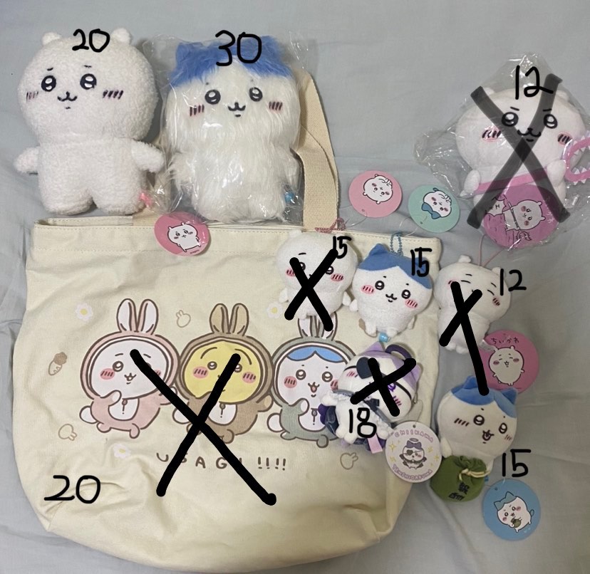 Chiikawa, hachiware mascot, plush, Hobbies & Toys, Toys & Games on ...