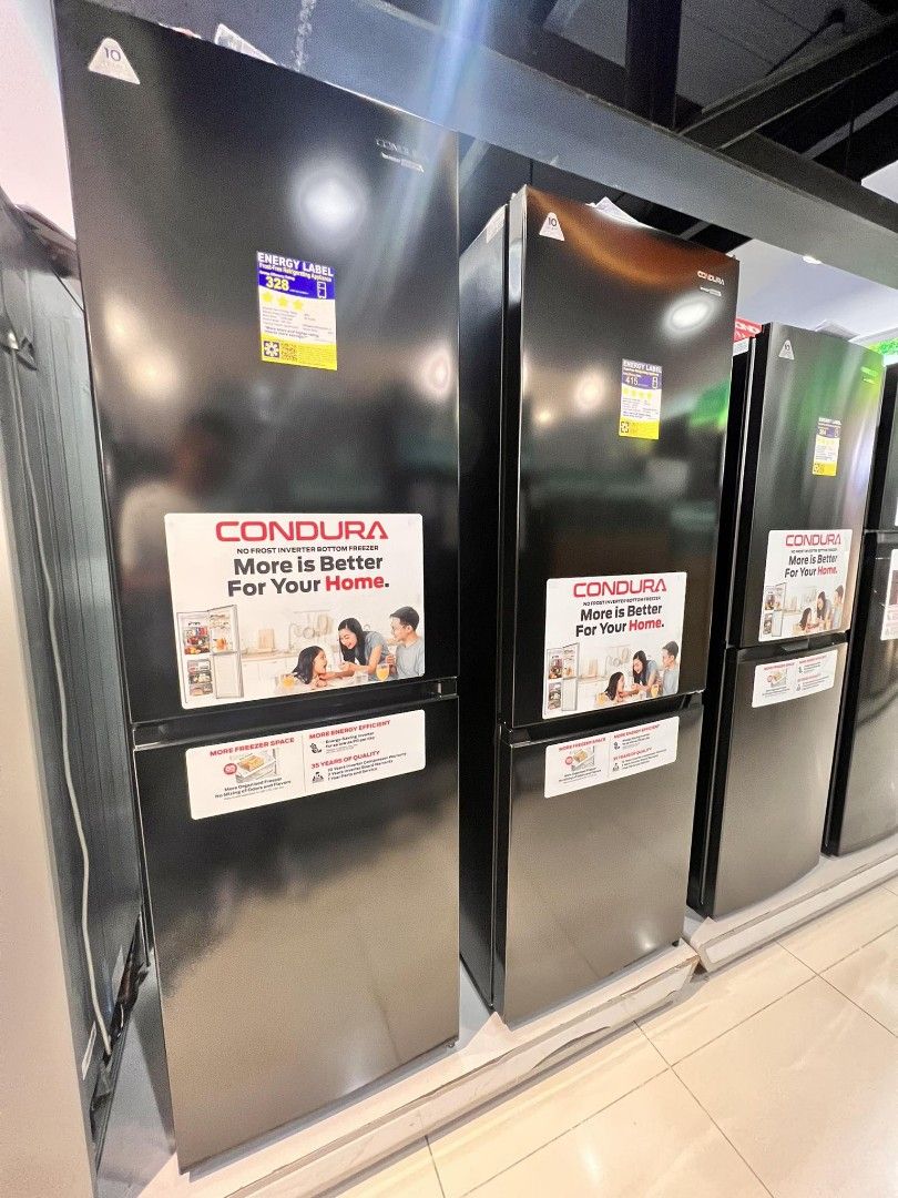 CONDURA REFRIGERATOR INVERTER TYPE (SINGLE, TWO DOOR AND BOTTOM FREEZER ...