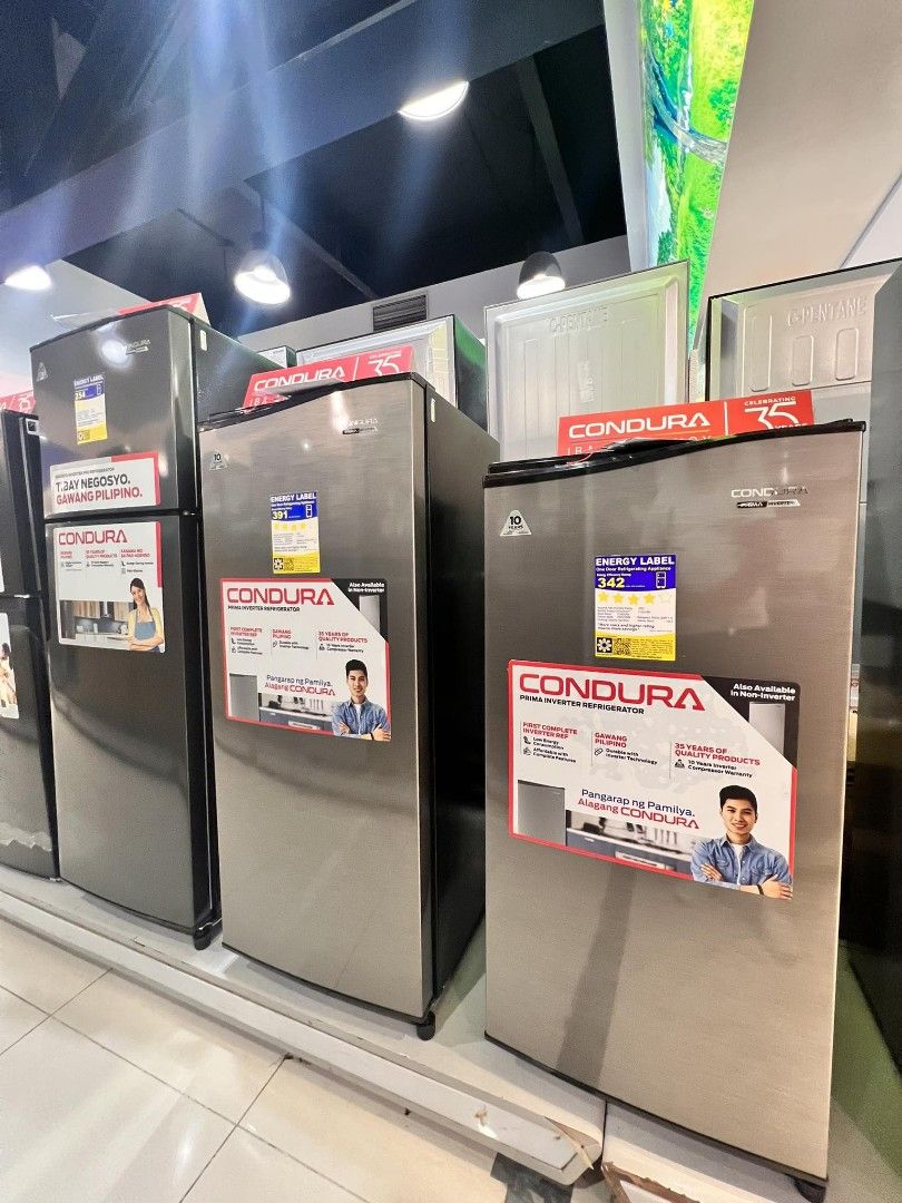 CONDURA REFRIGERATOR INVERTER TYPE (SINGLE, TWO DOOR AND BOTTOM FREEZER ...
