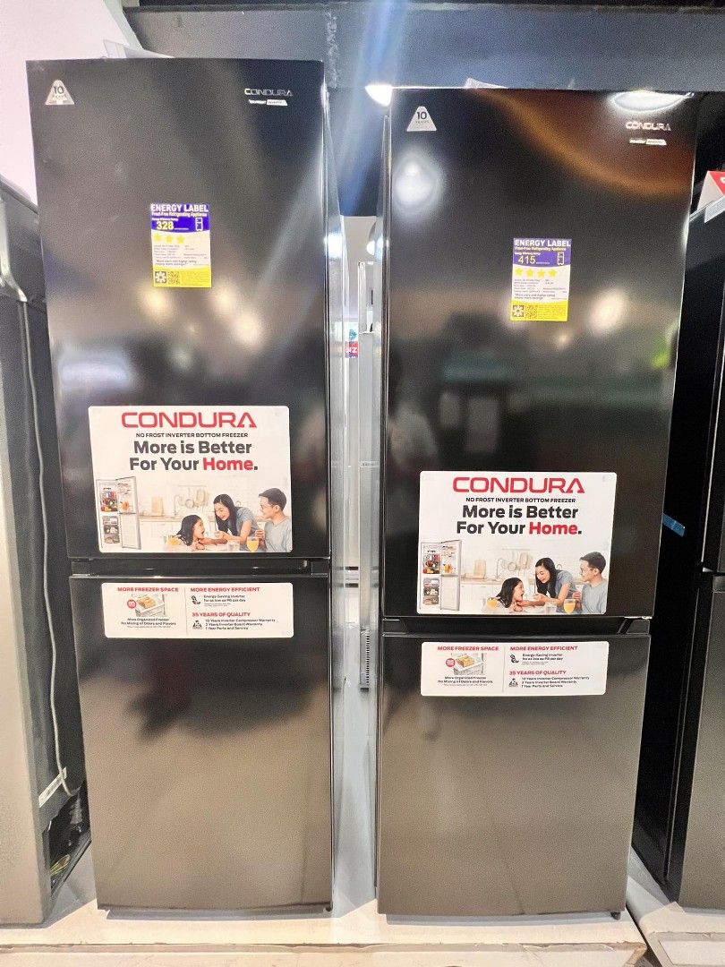 CONDURA REFRIGERATOR INVERTER TYPE (SINGLE, TWO DOOR AND BOTTOM FREEZER ...