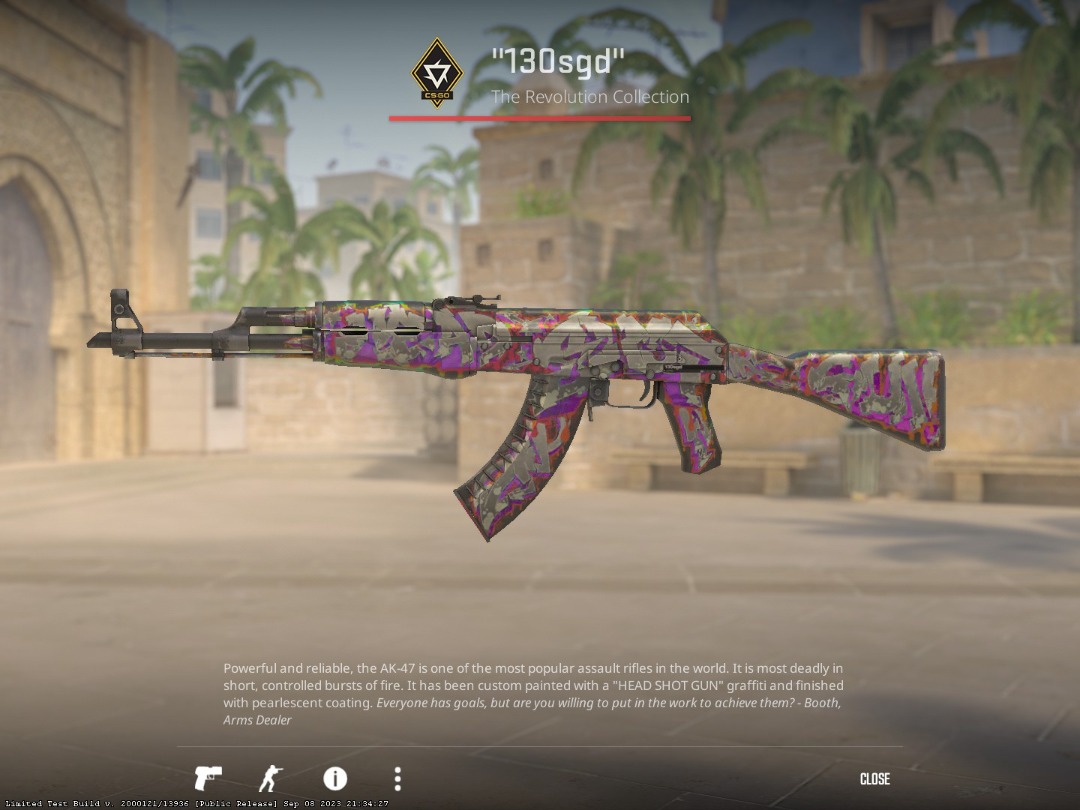 CSGO AK-47 Skin Headshot, Video Gaming, Gaming Accessories, In-Game ...