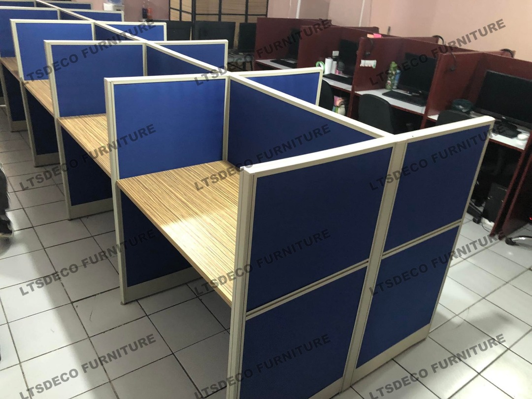 CUBICLE OFFICEPARTITION BPO MODULAR TABLE FURNITURES, Furniture & Home ...