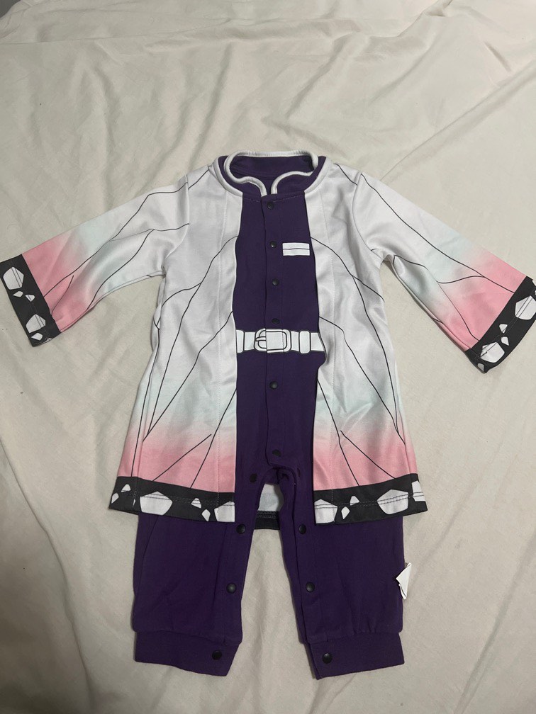 Demon slayer shinobu baby milestone costume, Babies & Kids, Babies ...
