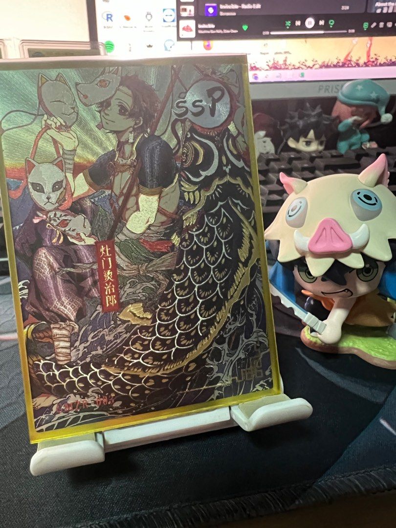 Demon Slayer Wooden Box SSP Tanjiro Card, Hobbies & Toys, Toys & Games ...