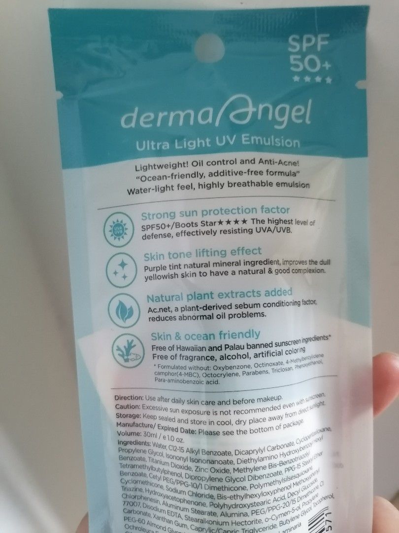 Derma Angel Sunscreen, Beauty & Personal Care, Face, Face Care on Carousell