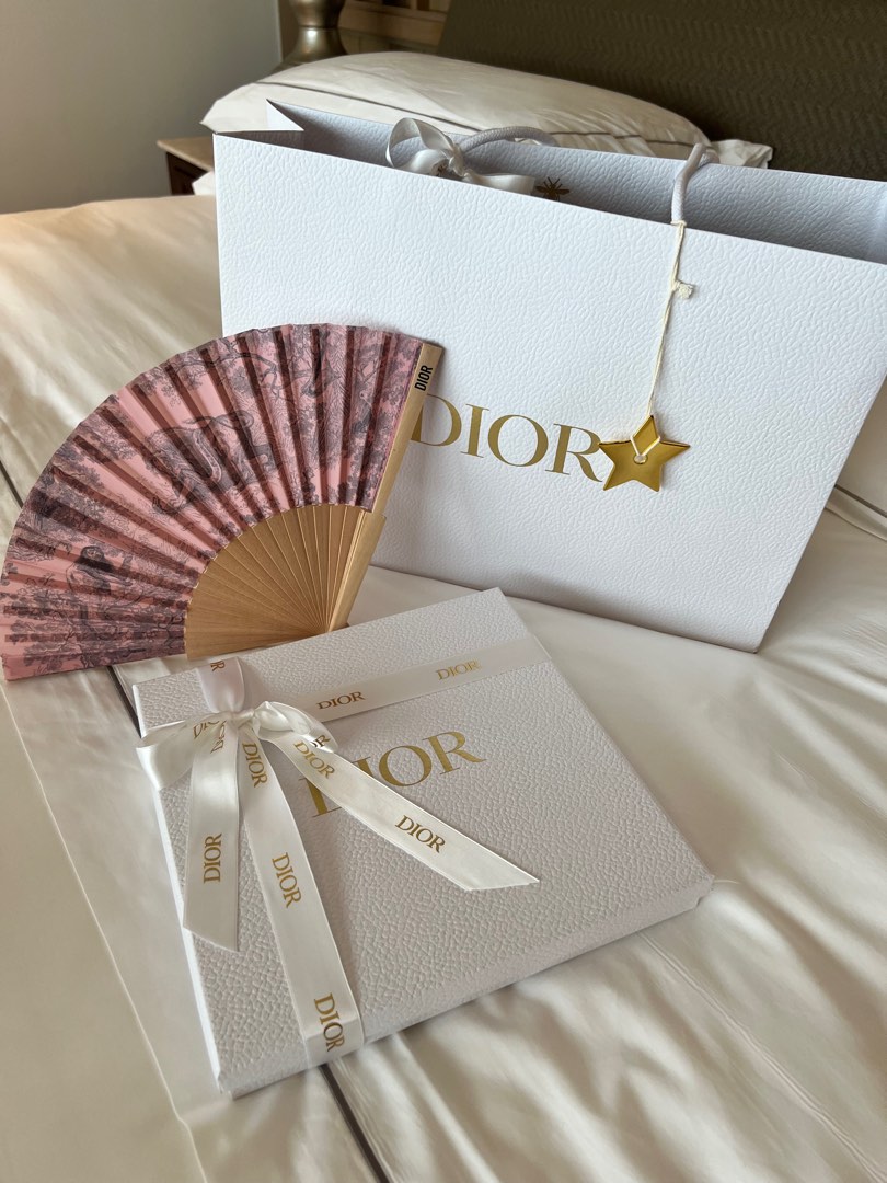DIOR DIORIVIERA 2023 HAND FAN, Luxury, Accessories on Carousell
