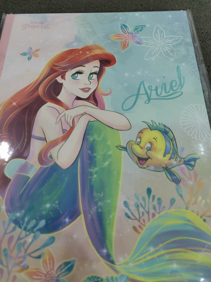 Disney Princess Ariel Blank Notebook, Hobbies & Toys, Stationery ...