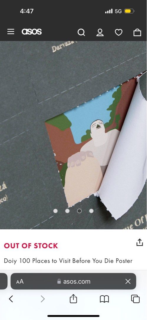 Doiy Design 100 places you must visit poster, Hobbies & Toys, Toys ...