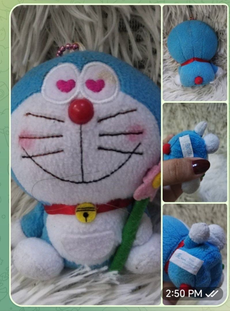 Doraemon Charm Plush Toy, Hobbies & Toys, Toys & Games on Carousell