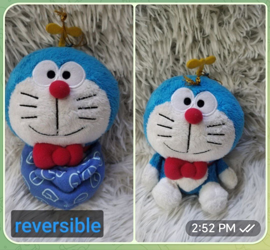 Doraemon Reversible Charm Plush Toy 5", Hobbies & Toys, Toys & Games on ...