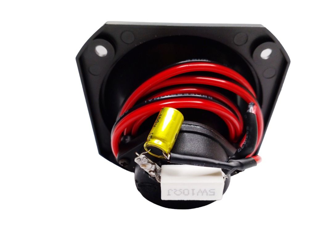 ELEET SUPER PIEZO TWEETER SPEAKER SPT-107A, 2.2uF CAPACITOR and 5w 10Ω ...