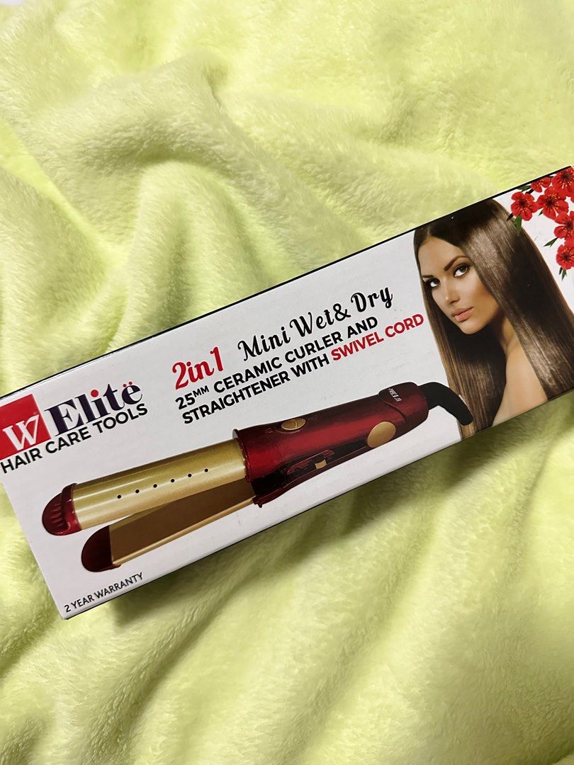 Elite 2 in 1 Mini Curler and Straightener, Women's Fashion, Watches ...