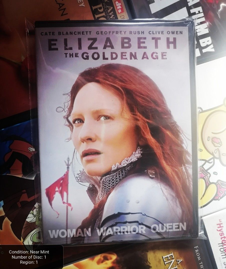 Elizabeth The Golden Age DVD Movie Original DVD Movies DVDs Movie For ...