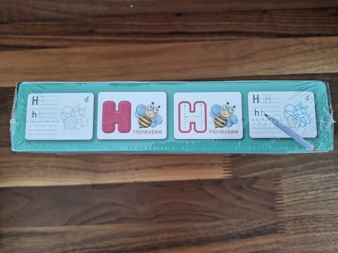 English Letter Learning Card Set, Hobbies & Toys, Stationery & Craft ...
