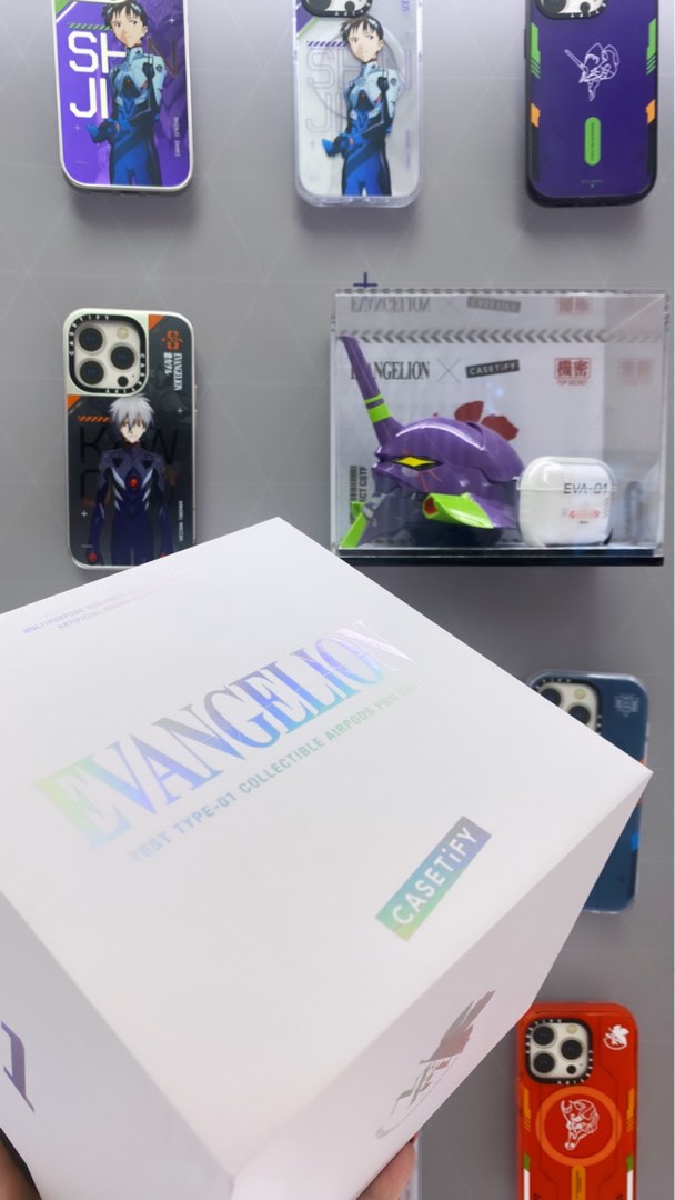 Eva x CASETiFY Airpod Pro Case 新世紀福音戰士, 手提電話, 電話及其他裝置配件, 其他電子周邊配件及產品 ...