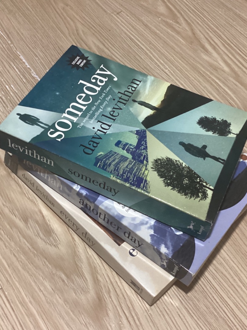 EVERY DAY series by DAVID LEVITHAN (annotated), Hobbies & Toys, Books ...