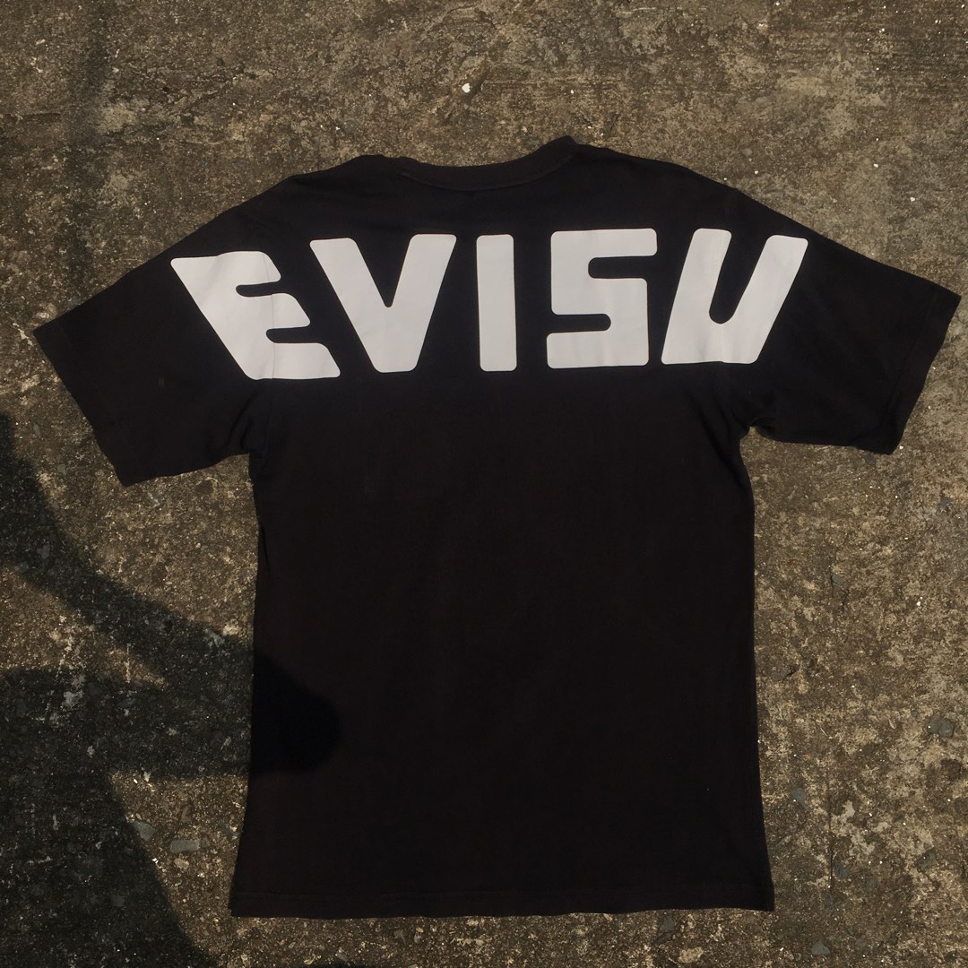 Evisu Zipper Pocket, Statement at the back Shirt, Men's Fashion, Tops ...