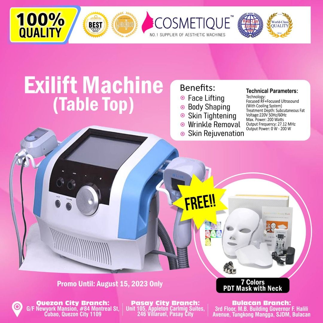 Exilift Facial Machine with FREE PDT MASK, Beauty & Personal Care, Face ...