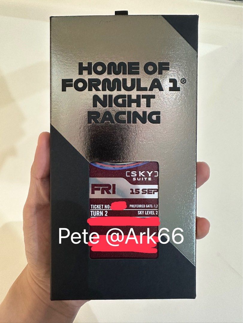 F1 2023 Sky Suite Ticket at Turn 2, Tickets & Vouchers, Event Tickets ...