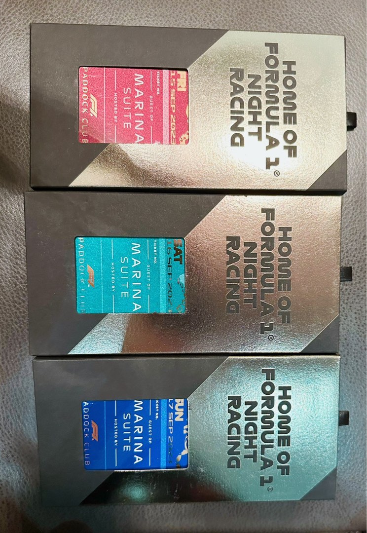 F1 Paddock Club 17th SEP 2023 , Tickets & Vouchers, Event Tickets on ...