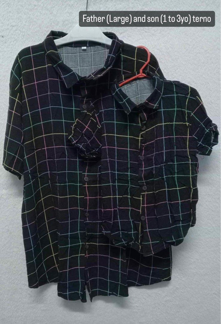 Father and son terno, Men's Fashion, Tops & Sets, Tshirts & Polo Shirts ...
