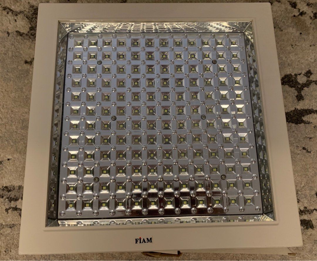 FIAM LED Square Ceiling Light 30.5 x 30.5 CM, Furniture & Home Living ...