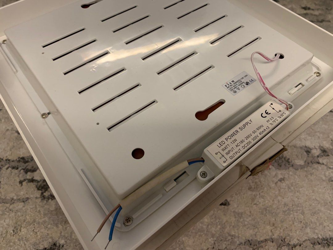 FIAM LED Square Ceiling Light 30.5 x 30.5 CM, Furniture & Home Living ...