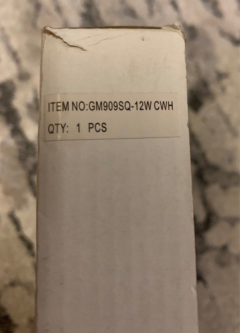 FIAM LED Square Ceiling Light 30.5 x 30.5 CM, Furniture & Home Living ...