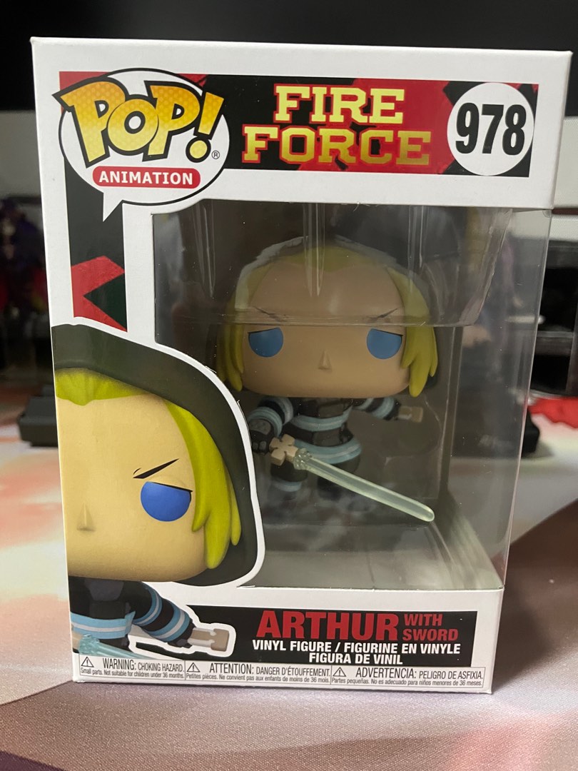 Fire force Funko pop Arthur figure figurine, Hobbies & Toys, Toys ...