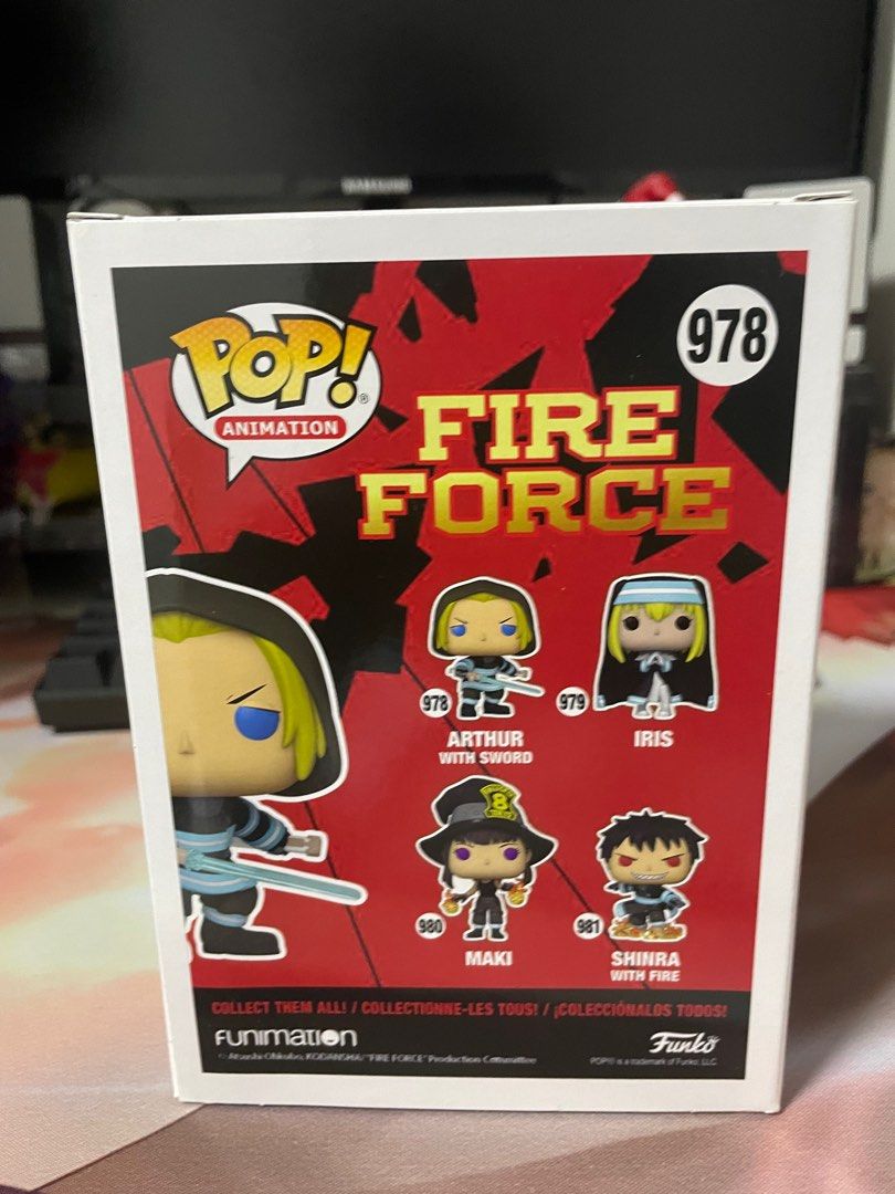 Fire force Funko pop Arthur figure figurine, Hobbies & Toys, Toys ...