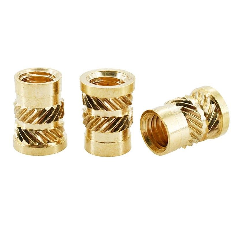 Flange Nut Brass Knurled Hot Melting Insert M2 M3 M4 M5 M6 M8 Thread ...