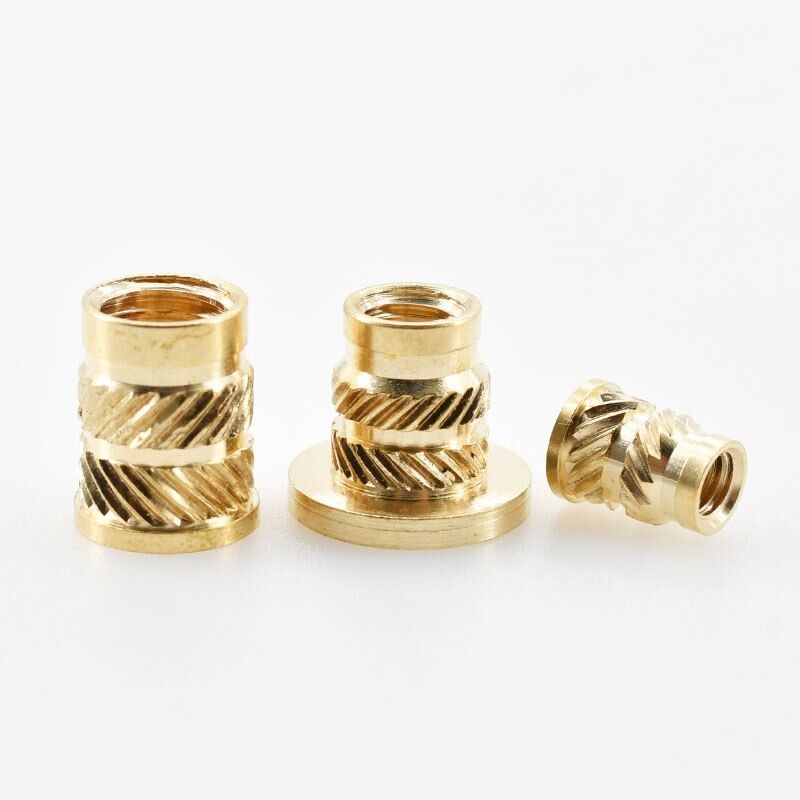 Flange Nut Brass Knurled Hot Melting Insert M2 M3 M4 M5 M6 M8 Thread ...