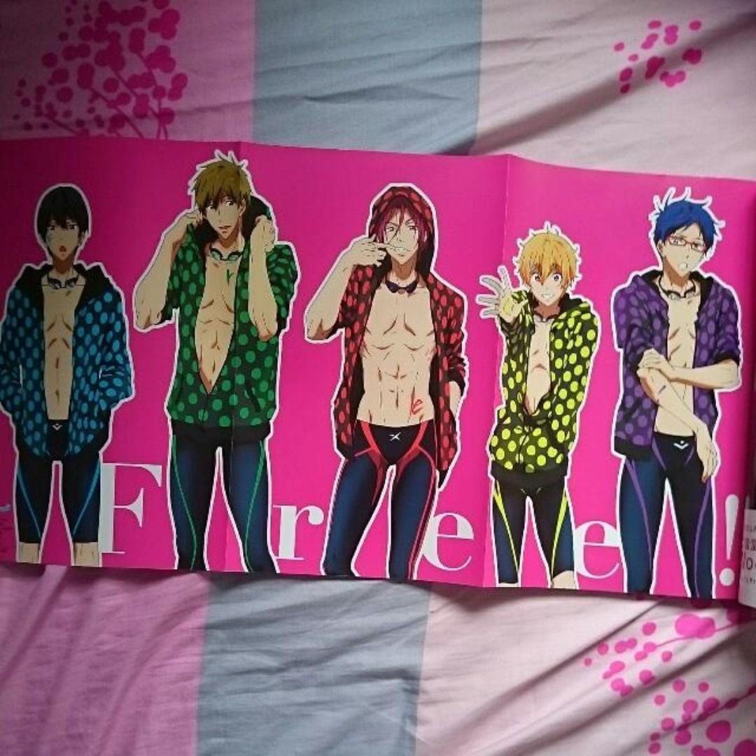 Free! Splash Five long Poster (Spoon 2Di Vol 41) Haru, Makoto, Rin ...