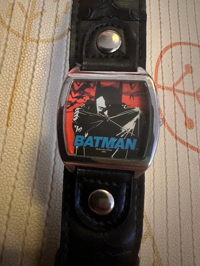 FREE TRACKED SHIPPING AND OPERATION VERIFIED! Vintage Batman Watch, Men ...