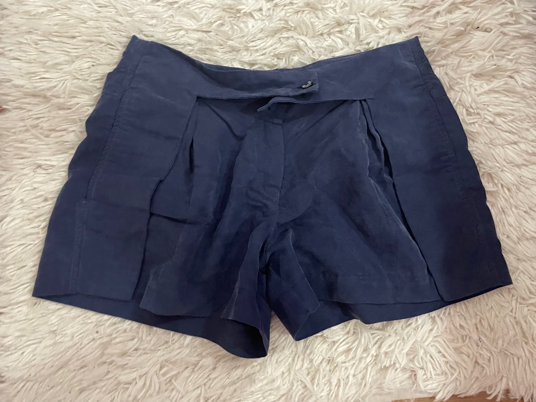 French Connection Navy Blue Shorts, Women's Fashion, Bottoms, Shorts on ...