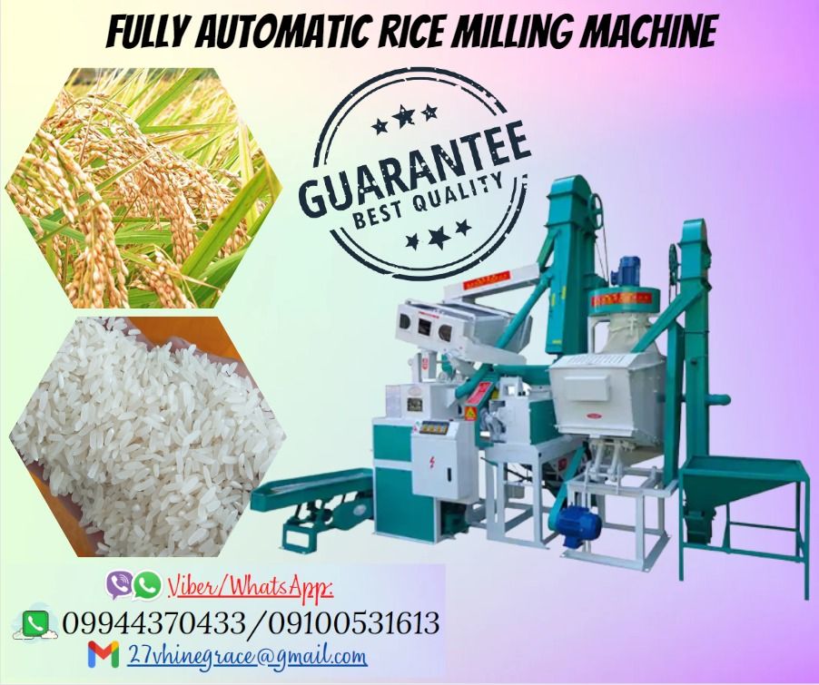 Fully automatic rice peeling machine rice mill/rice milling/rice husk ...