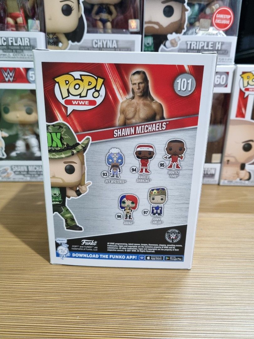 Funko Pop - WWE Shawn Michaels DX Gamestop Exclusive, Hobbies & Toys ...