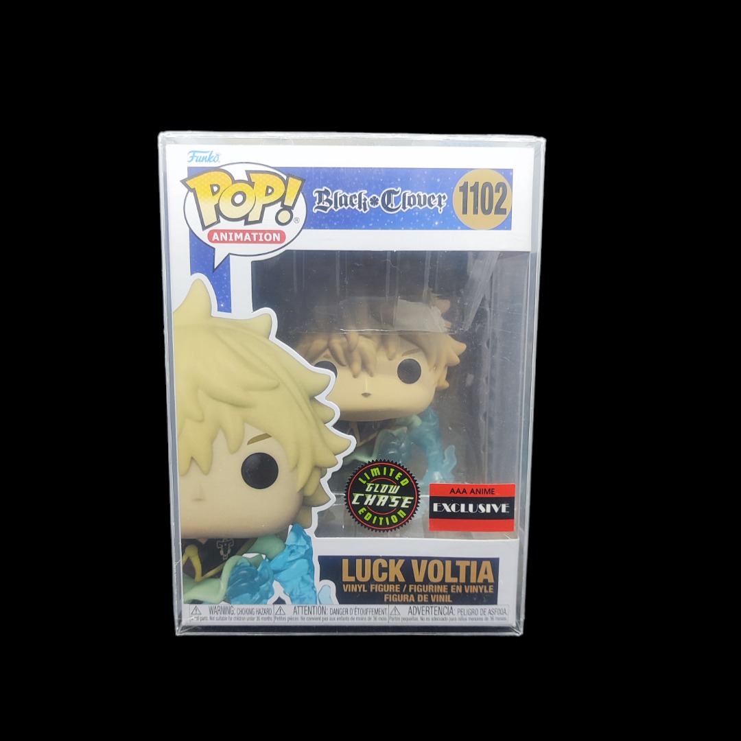 Funko Pop Animation Luck Voltia 1102 Black Clover Glow Chase Limited ...