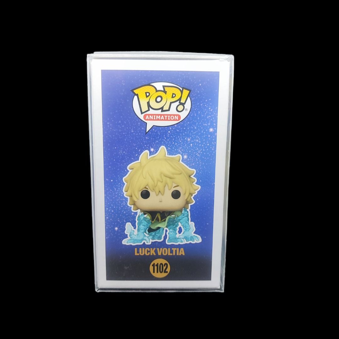 Funko Pop Animation Luck Voltia 1102 Black Clover Glow Chase Limited ...