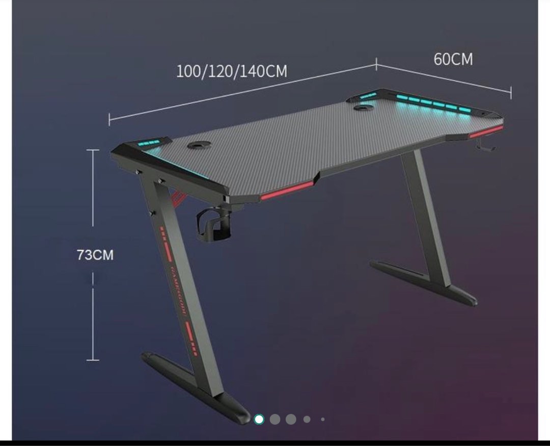 Carbon Gaming table, Furniture & Home Living, Furniture, Tables & Sets ...