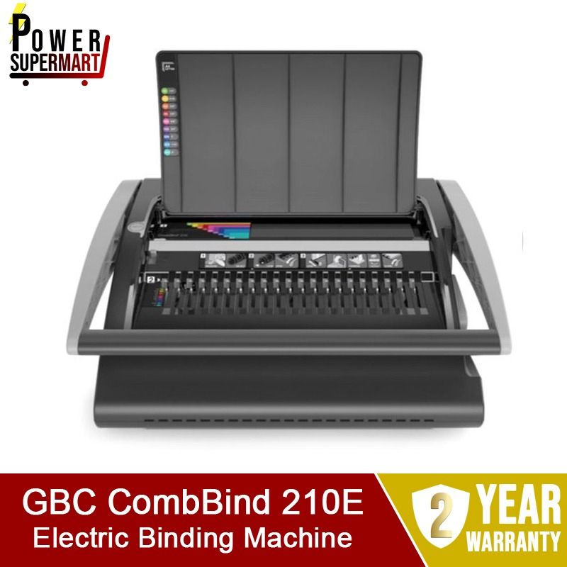 GBC CombBind 210E Electric Binder. A4 Size. Size Guide. Unique Gravity ...