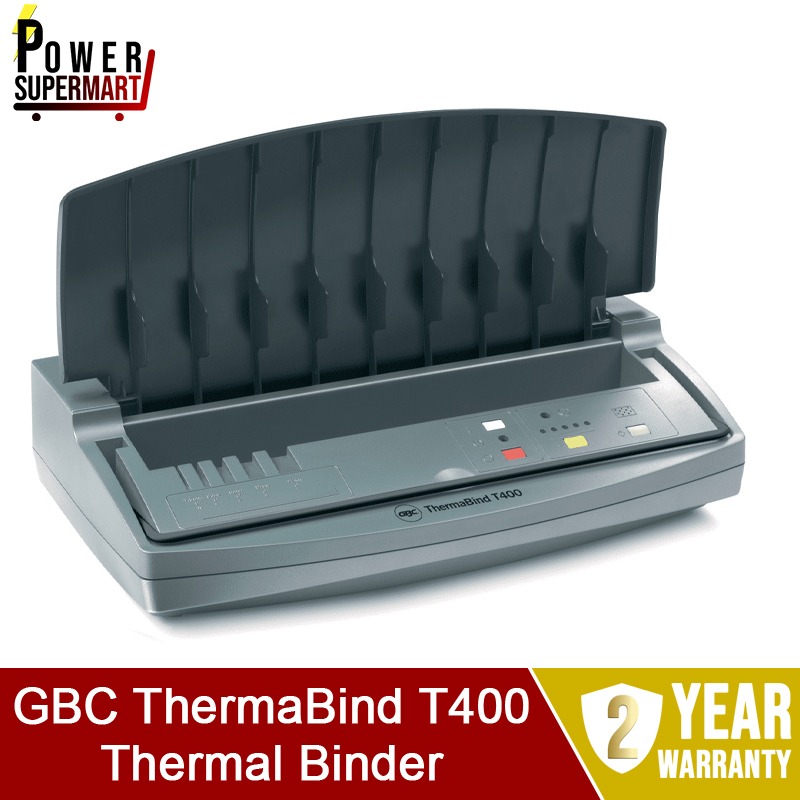 GBC ThermaBind T400 Office Binder. A4 Document Size. Cycle Complete Signal. Small and Compact ...
