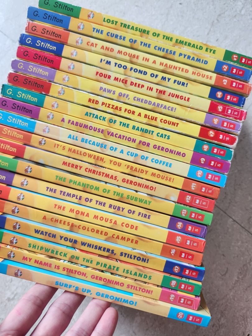 Geronimo Stilton #1 to #20 Books Set (20 books), Hobbies & Toys, Books ...
