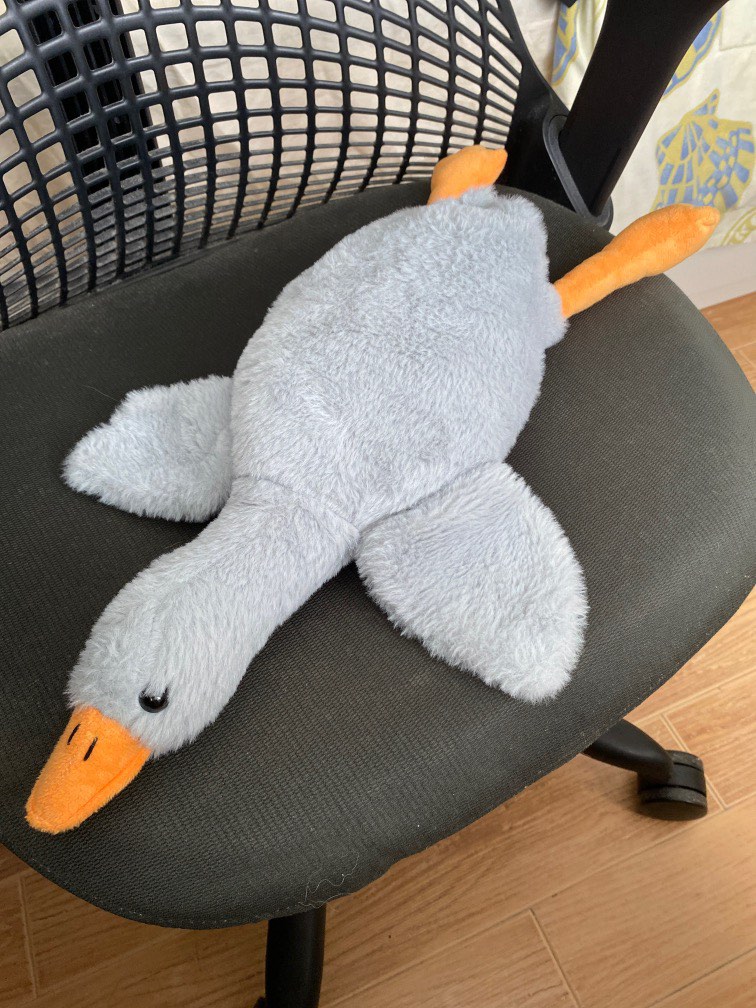 Grey goose plush, Hobbies & Toys, Toys & Games on Carousell