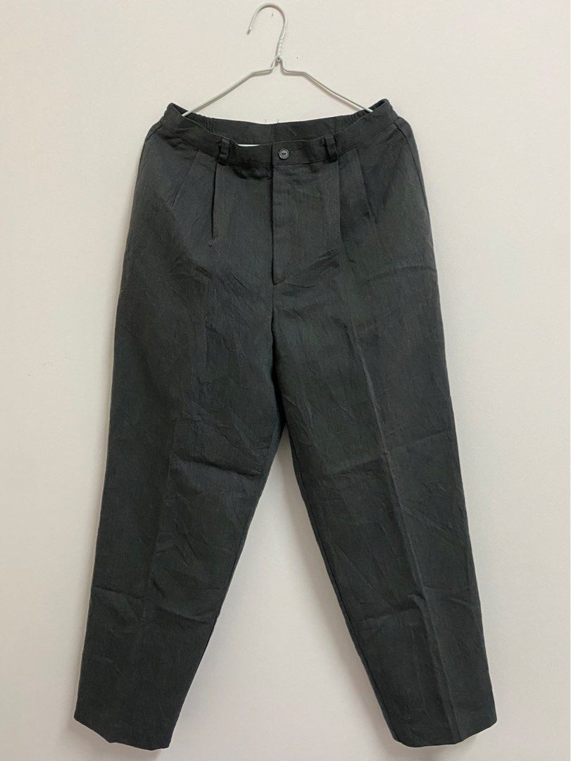 Grey Slack Pants, Women's Fashion, Bottoms, Other Bottoms on Carousell