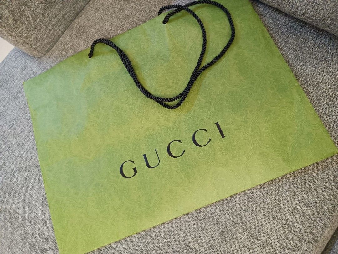 Gucci x Murberry Limited Edition Paper Bag, Luxury, Bags & Wallets on ...