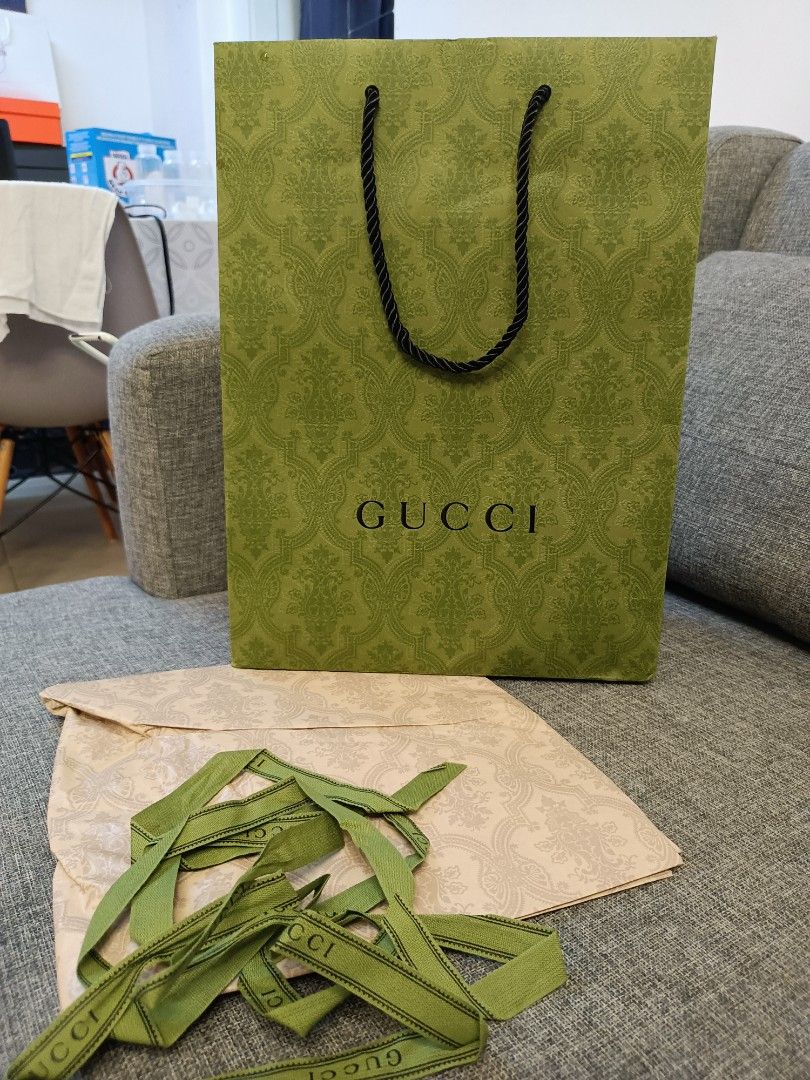 Gucci x Murberry Limited Edition Paper Bag, Luxury, Bags & Wallets on ...