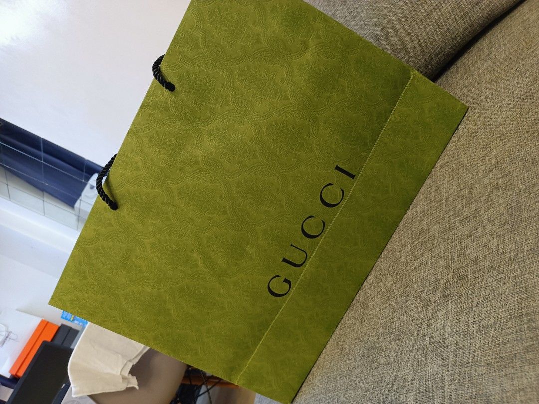 Gucci x Murberry Limited Edition Paper Bag, Luxury, Bags & Wallets on ...