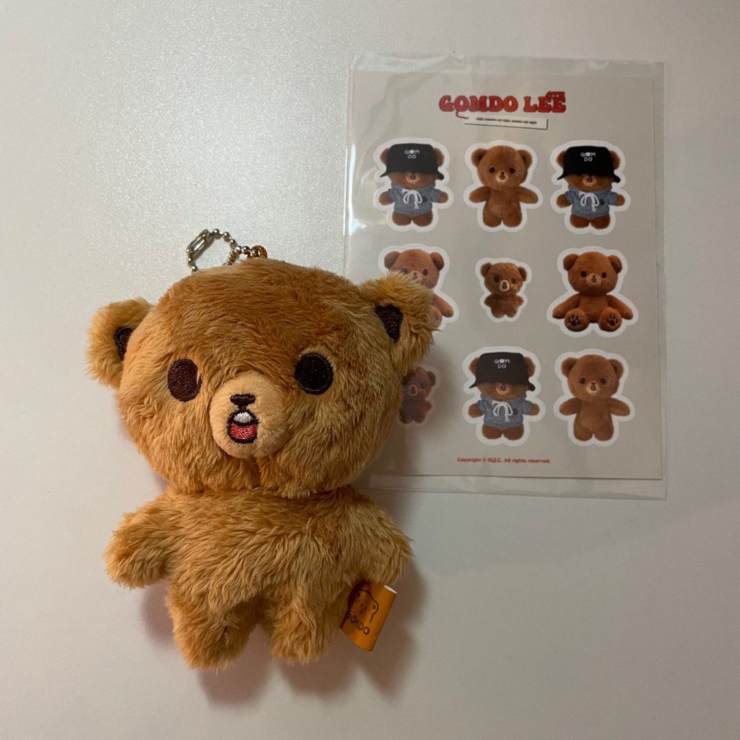 NCT Haechan Gomdo Lee 10cm Plush Keychain with Sticker Set, Hobbies ...