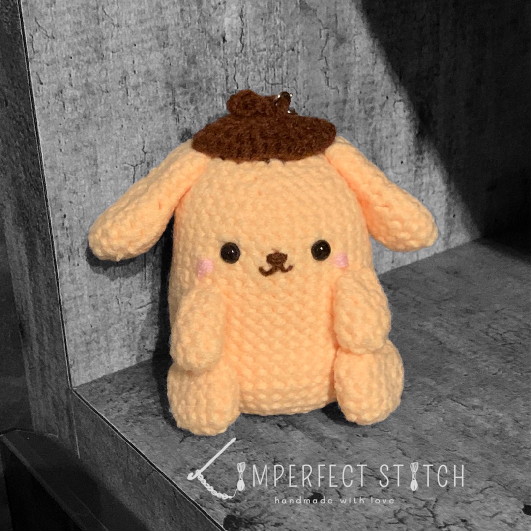 Handmade amigurumi crochet Pompompurin / Pochacco, Hobbies & Toys, Toys ...